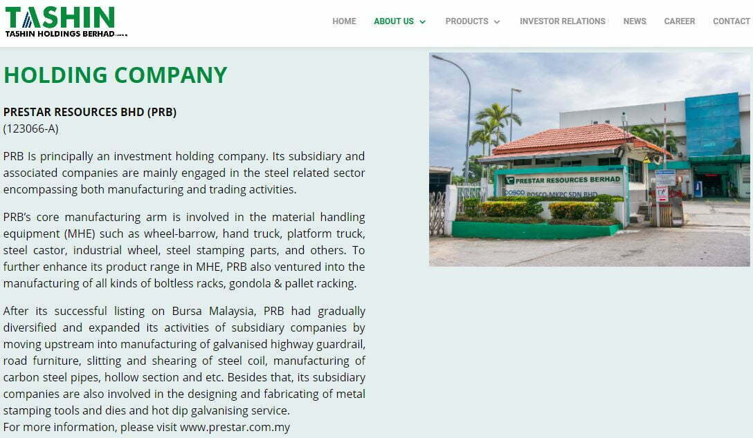 IPO Tashin Holdings Baru Dibuka, Boleh Beli Online Pada Harga RM0.58 ...