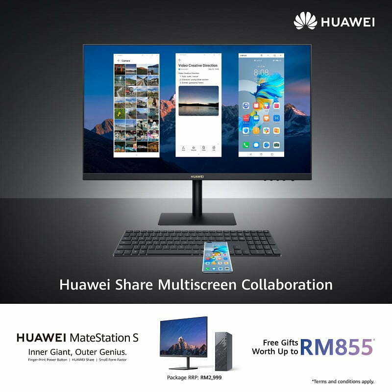 HUAWEI MateStation S, Desktop Pertama HUAWEI Kini Mendarat Di Malaysia ...