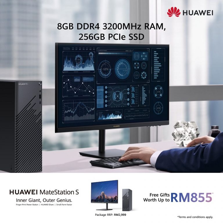HUAWEI MateStation S, Desktop Pertama HUAWEI Kini Mendarat Di Malaysia ...